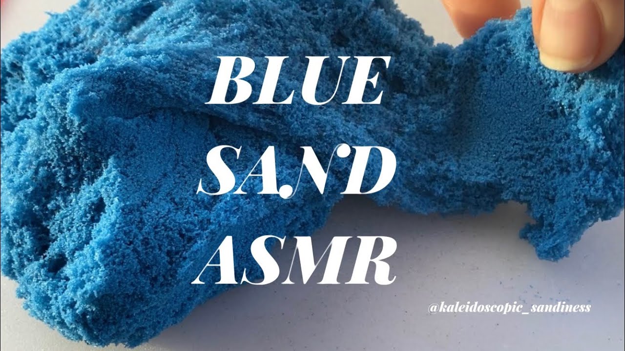 FLUFFY BLUE CRUNCHY SAND AT SUNSET (sand asmr) - YouTube