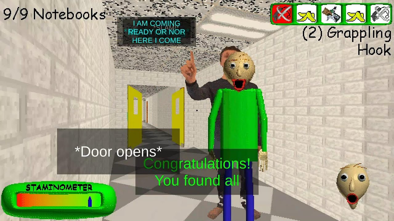 No Escaping Baldis In The Hall! Daily Baldi's Basics Seed 5282024 - YouTube