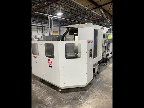 HAAS 4-AXIS HORIZONTAL MACHINING CENTER, MODEL EC-400PP - YouTube