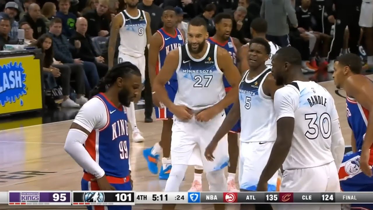 ANTHONY EDWARD tells Jae Crowder to "f**k off" as Julius Randle talks ...