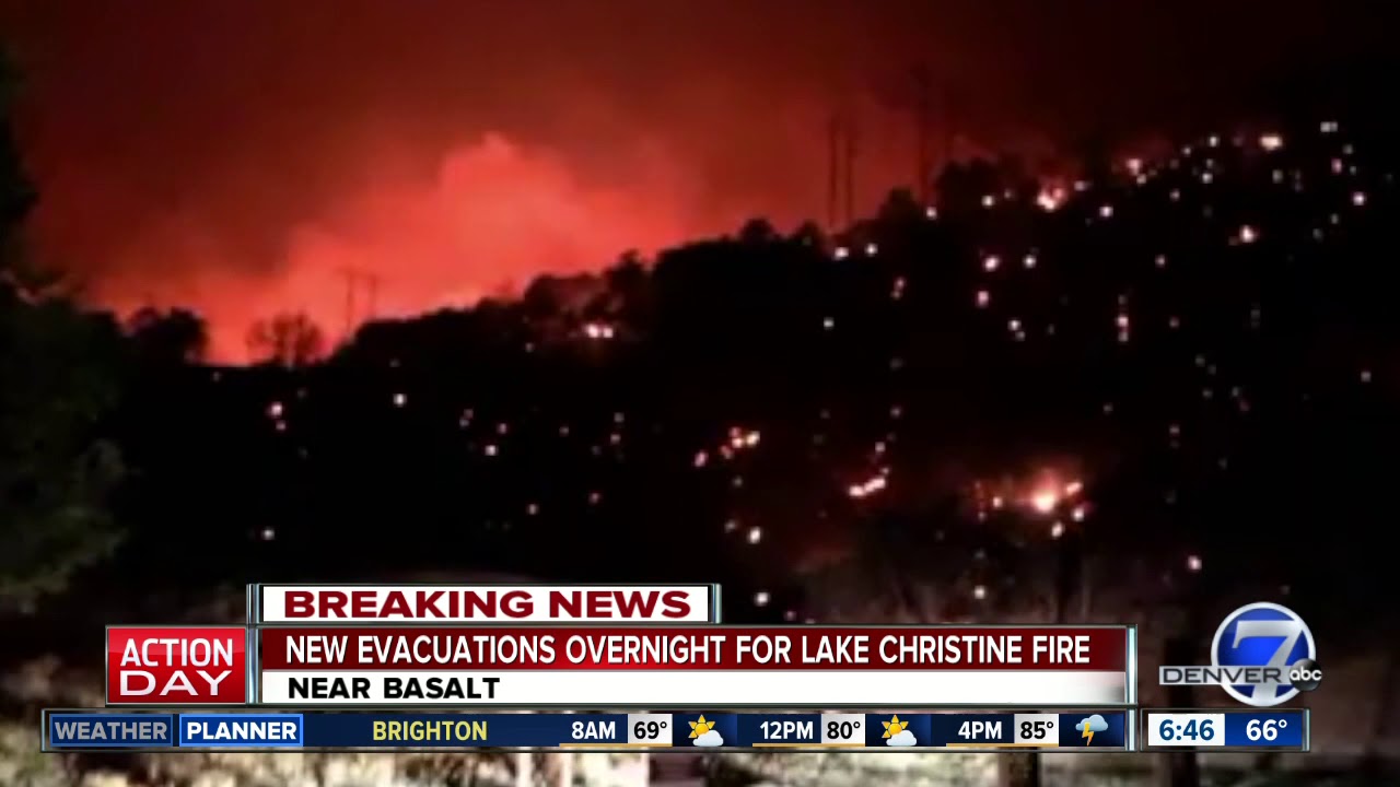 Lake Christine Fire prompts additional evacuations - YouTube