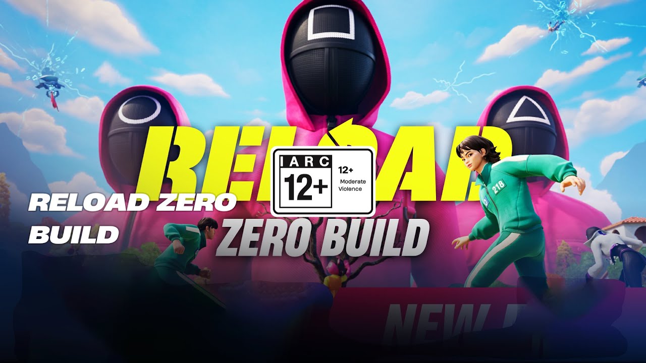 Fortnite - Squid Game Zero Build Reloaded Solo Gameplay - YouTube