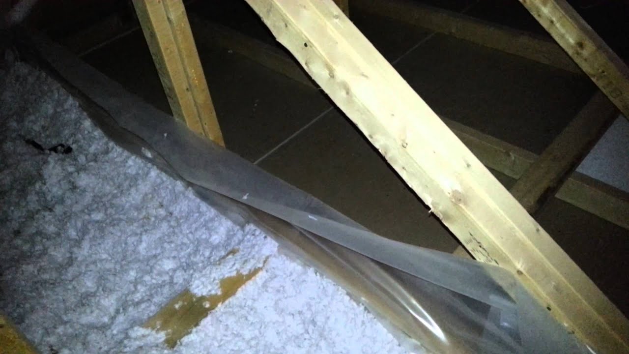 Attic Insulation Damage - YouTube