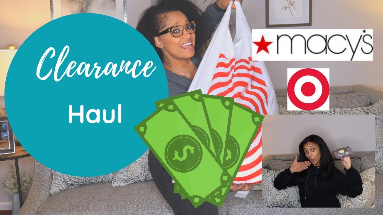 Budget Finds:Target & Macy's Clearance Haul - YouTube