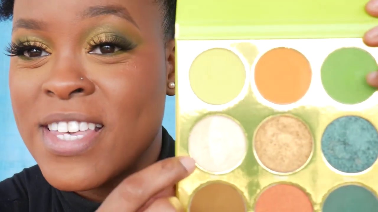 Green Nature Inspired Makeup Tutorial - YouTube