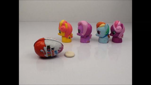 MLP My Little Pony Kinder Egg Surprise stopmotion chocolate toy opening ...