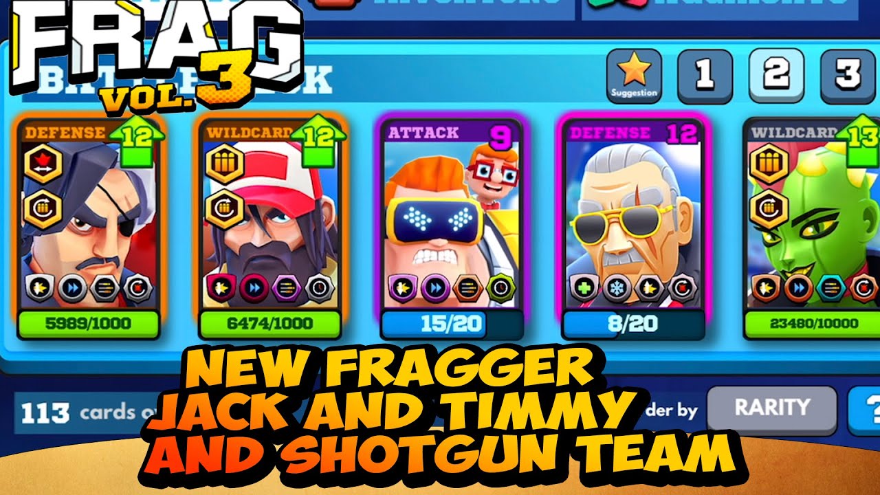 FRAG Pro Shooter Vol.3 - New Fragger Jack and Timmy and Shotgun Team😎Gameplay🔥(iOS,Android ...