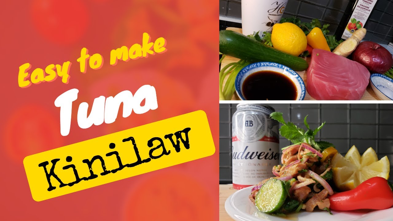 Easy to make Tuna kinilaw - YouTube