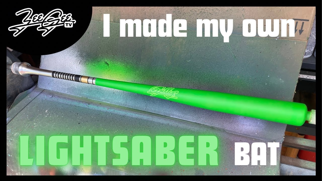 Making a Lightsaber Baseball Bat | STAR WARS Baseball Bat Build - YouTube