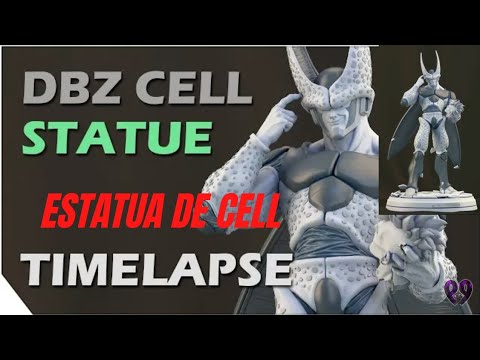 ESTATUA 3D DE CELL DRAGON BALL Z | DBZ Cell 1/4 Statue - Zbrush Sculpt ...