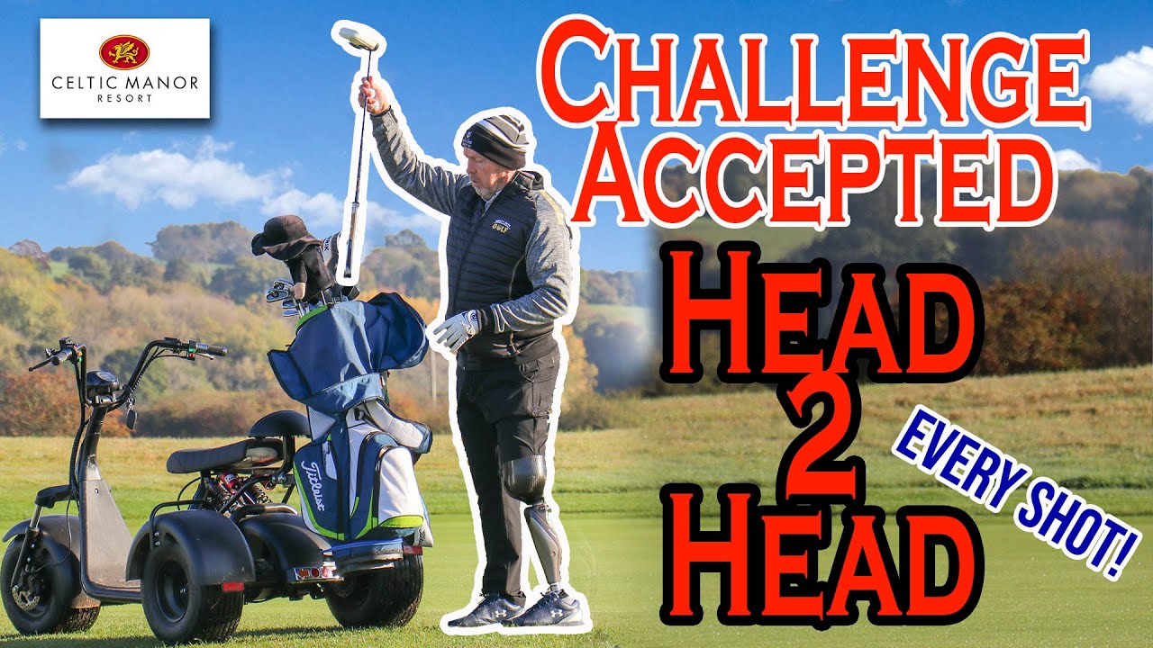 Inspiring golf on one leg. Challenge match - YouTube