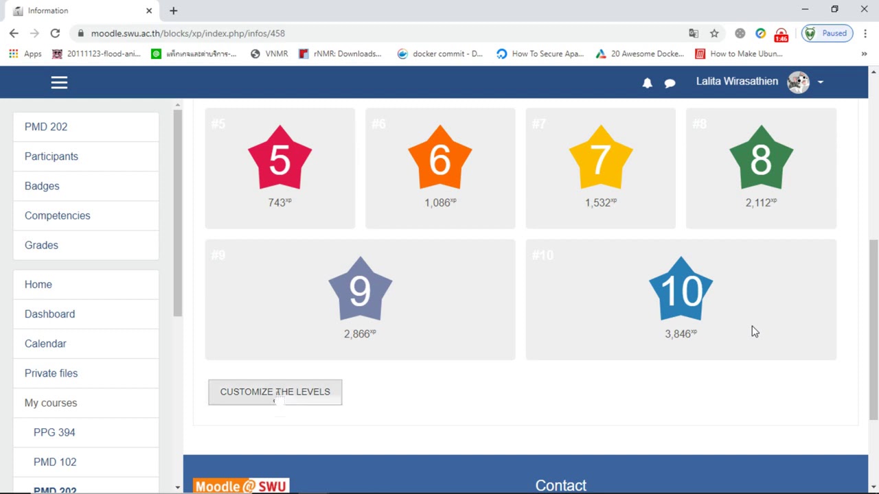 Level up in moodle 2/2 - YouTube