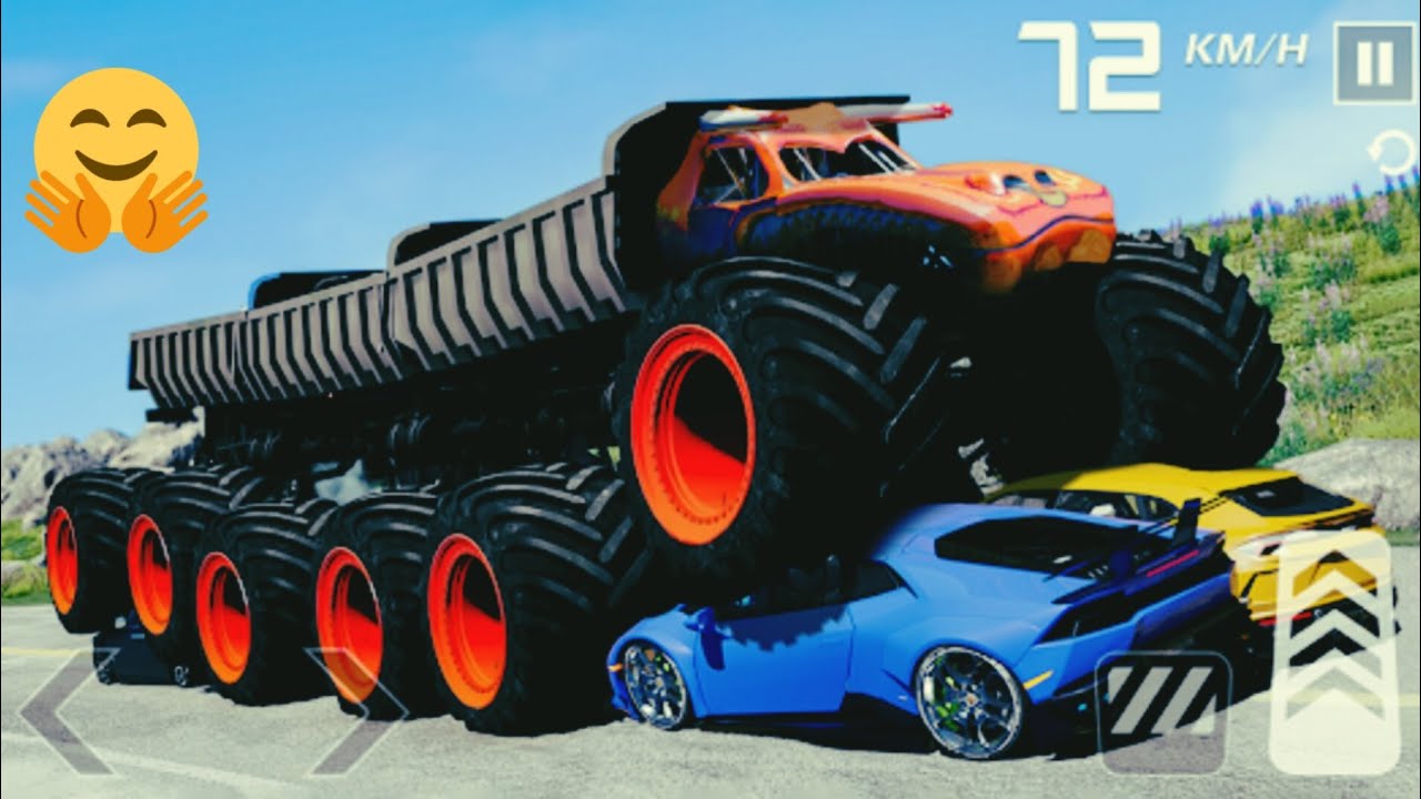 Monster Truck Mega Ramp ExtremeRacing - Impossible GT Car Stunts Drivin ...