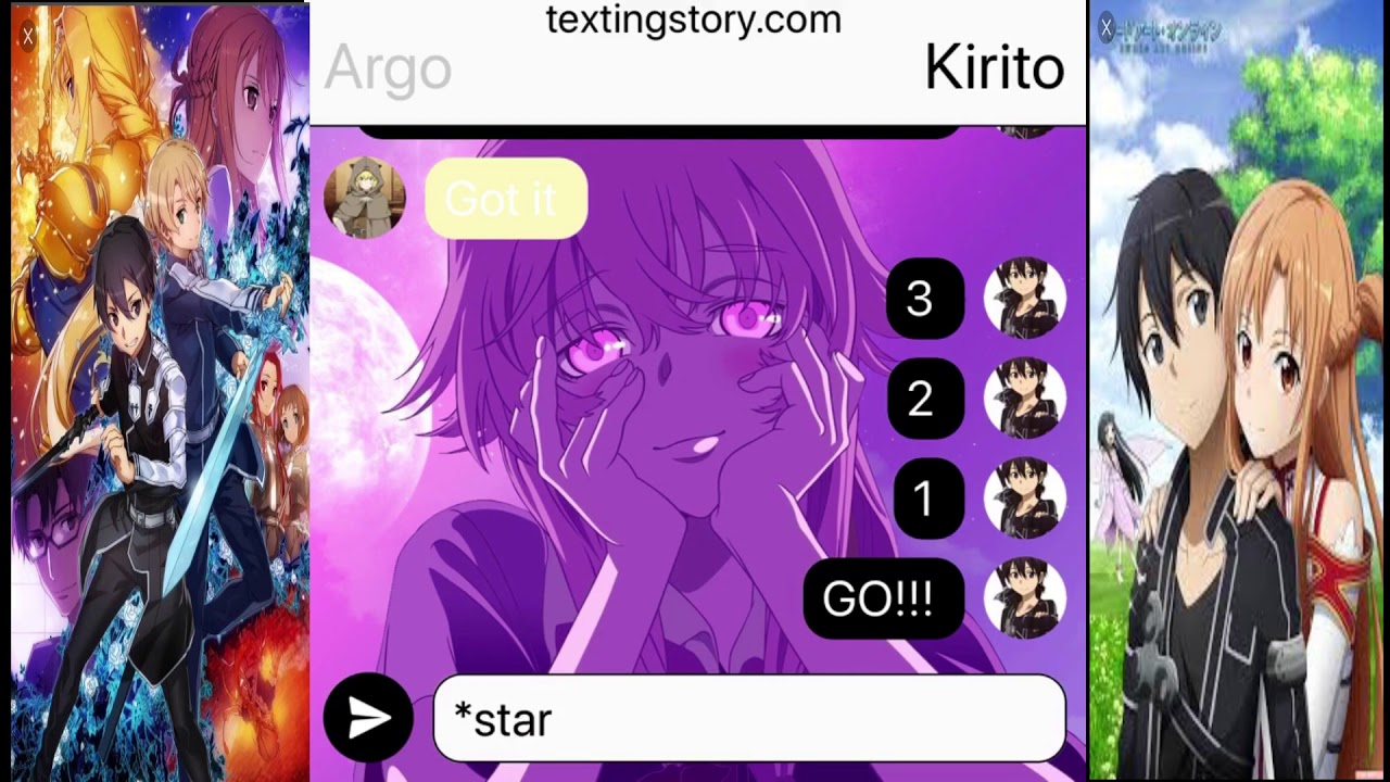 sao group chat part 10 continued (making a plan) 250 subs special - YouTube