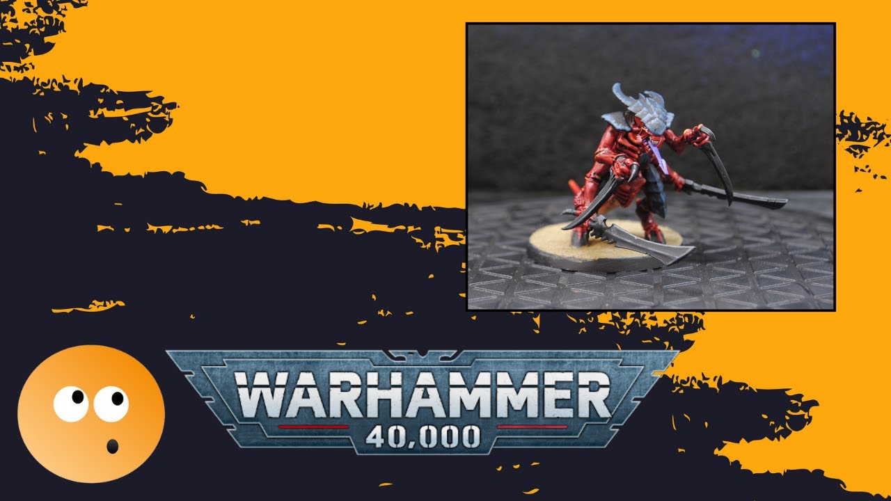 40k Tyranid Warrior: Hive Fleet Behemoth, easy paint scheme - YouTube