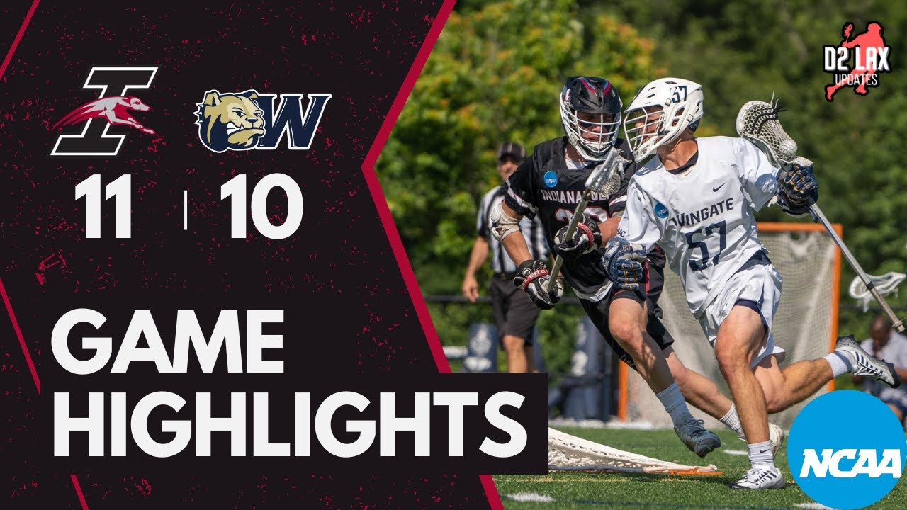 #6 Indianapolis vs #3 Wingate | 2023 NCAA Division 2 First Round - YouTube