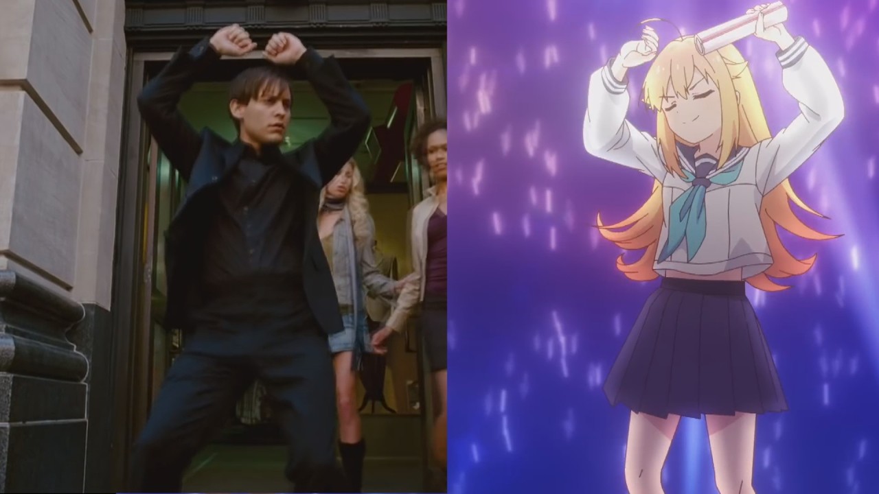 Koshi-tan Bully Maguire dance referenced in the anime - comparison ...