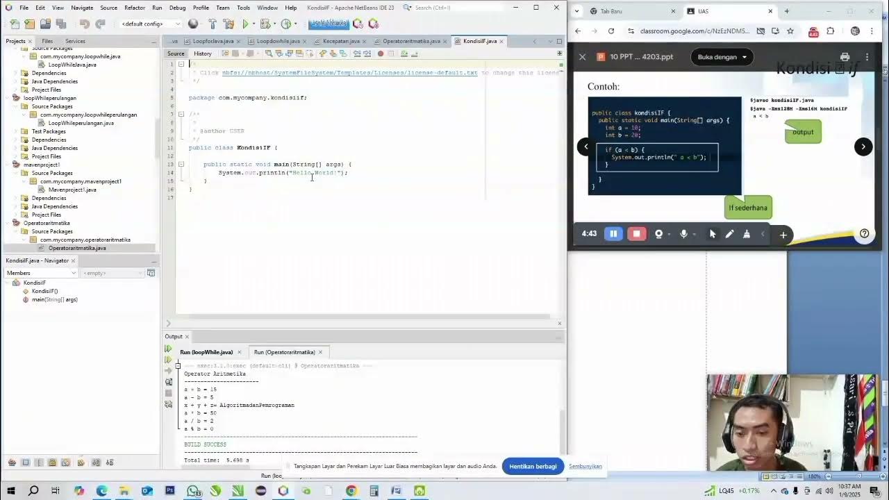 Part 9 Belajar bahasa pemrograman java script kondisi IF - YouTube