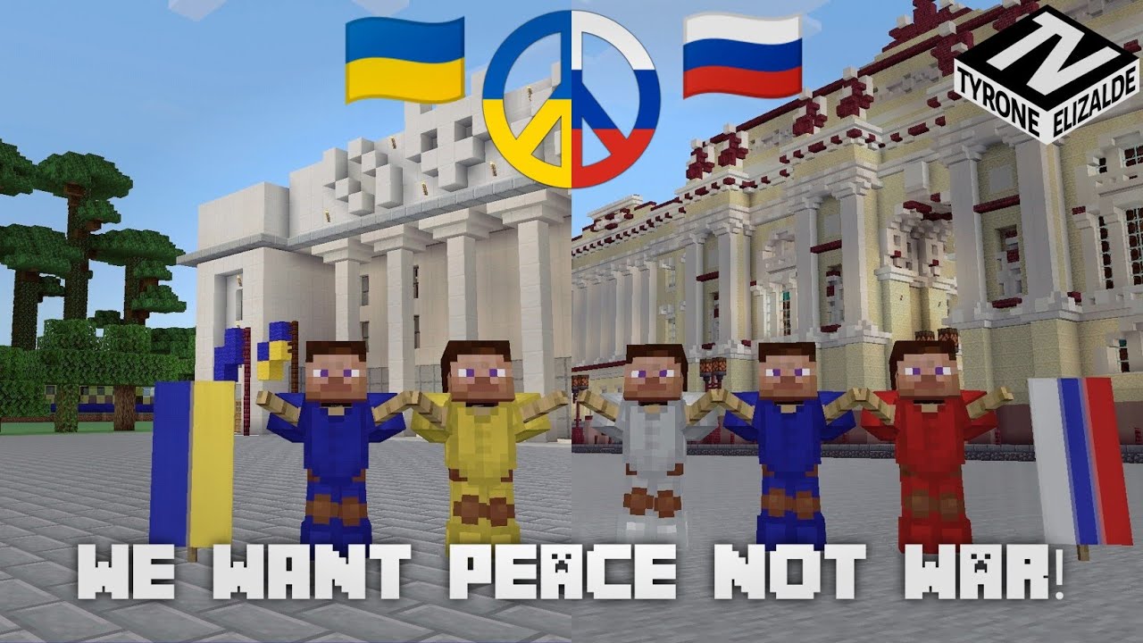 Minecraft Russia and Ukraine - A Prayer for Peace - YouTube