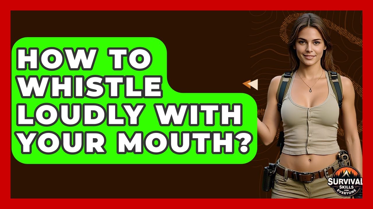 How To Whistle Loudly With Your Mouth? - Survival Skills for Everyone ...
