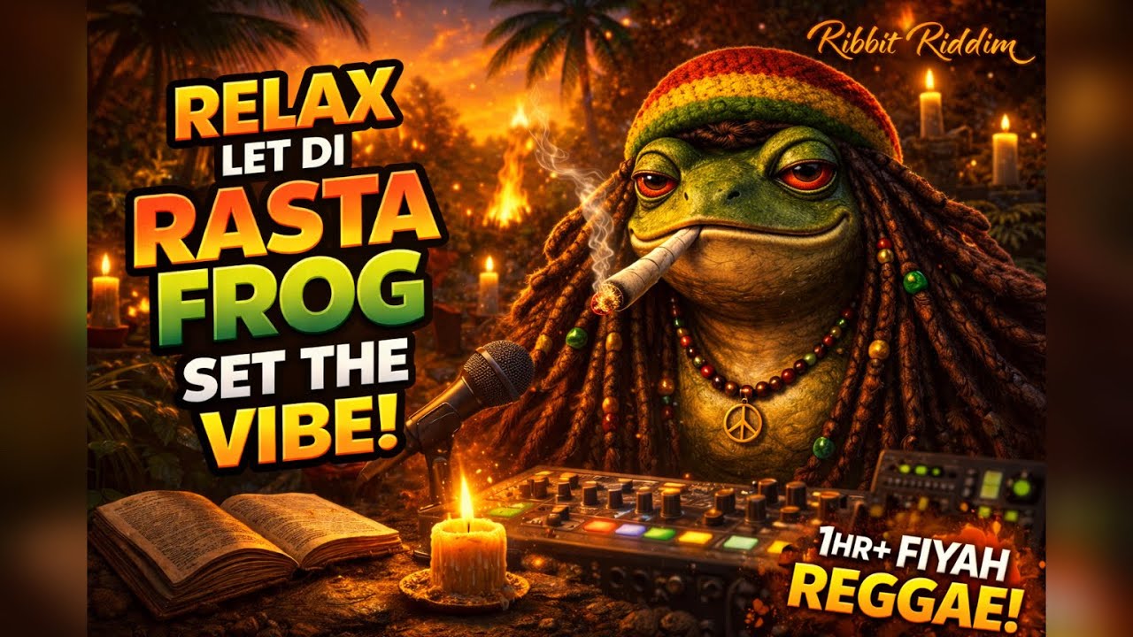 Relax Let Di Rasta Frog Set the Vibe – Reggae Jam Session 1 Hr(Ribbit ...