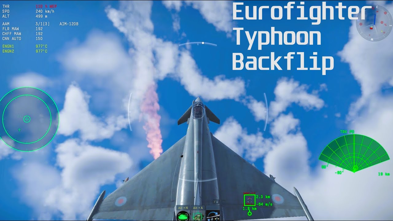 Eurofighter Backflip Kill WT Dev Server [Storm Warning] - YouTube