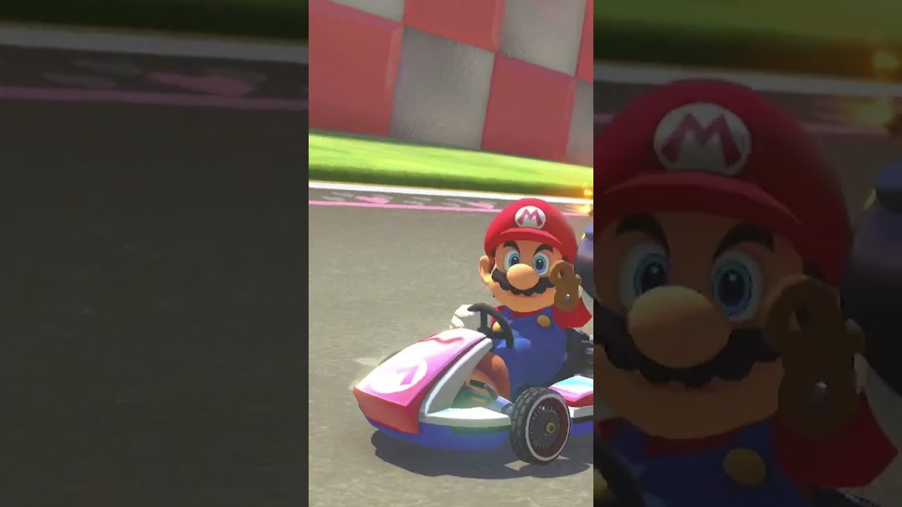 Mario Kart in slow motion - YouTube