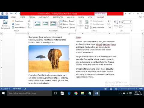 Format paragraphs into columns in MS Word - YouTube