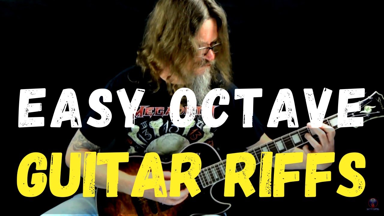 How To Play Three Fun & Easy Octave Guitar Riffs - YouTube