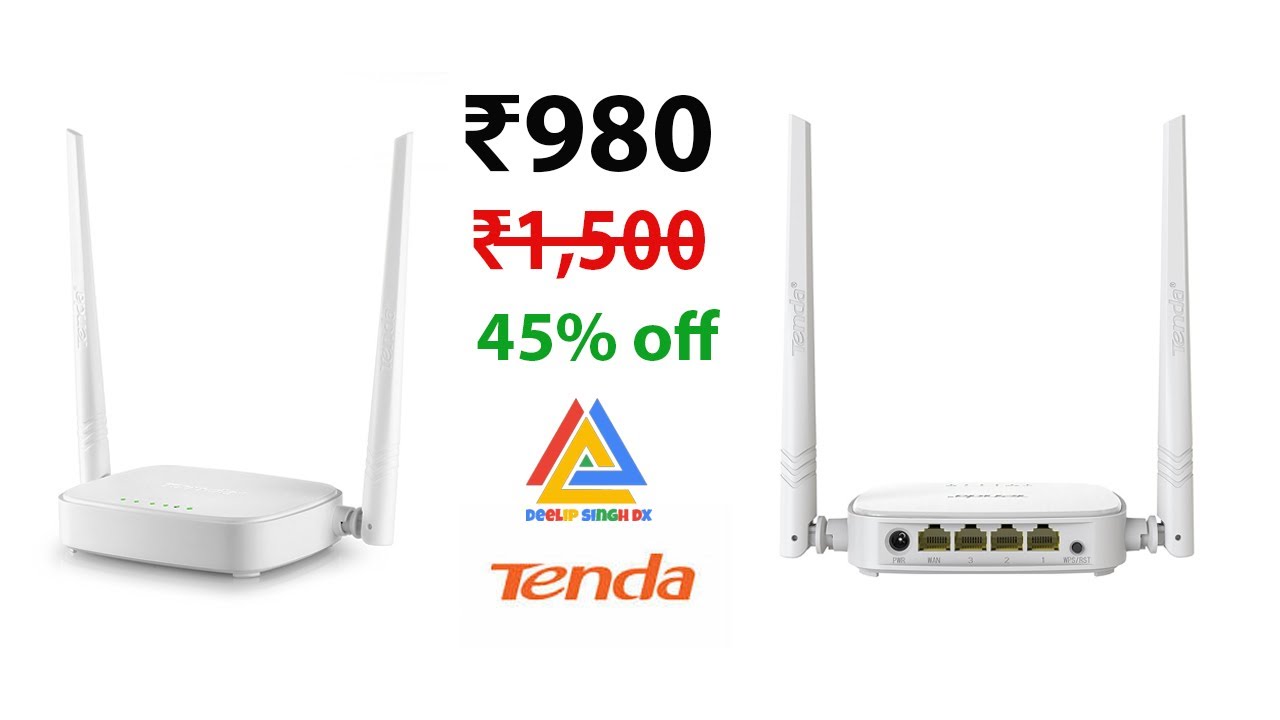 tender dual Wi Fi antenna booster2022 TENDA N301 wireless Router 300 ...