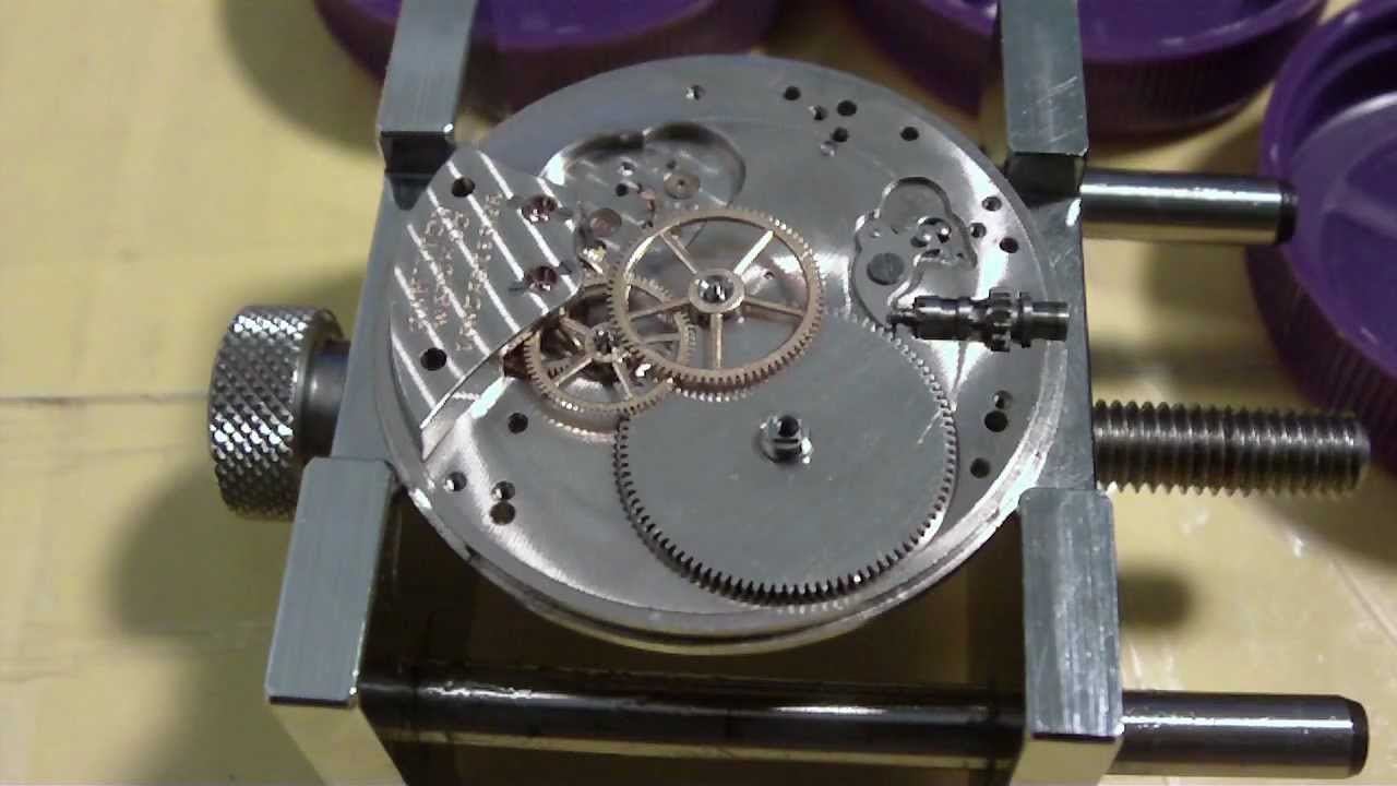 How I assemble a pocket watch, Hamilton 916 - YouTube