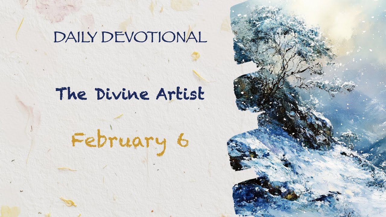 God as Divine Artist – Daily Devotional February 6 - YouTube