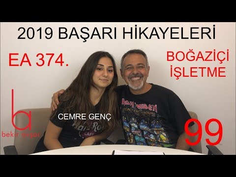 BOĞAZİÇİ İŞLETME l BAŞARI HİKAYELERİ 99