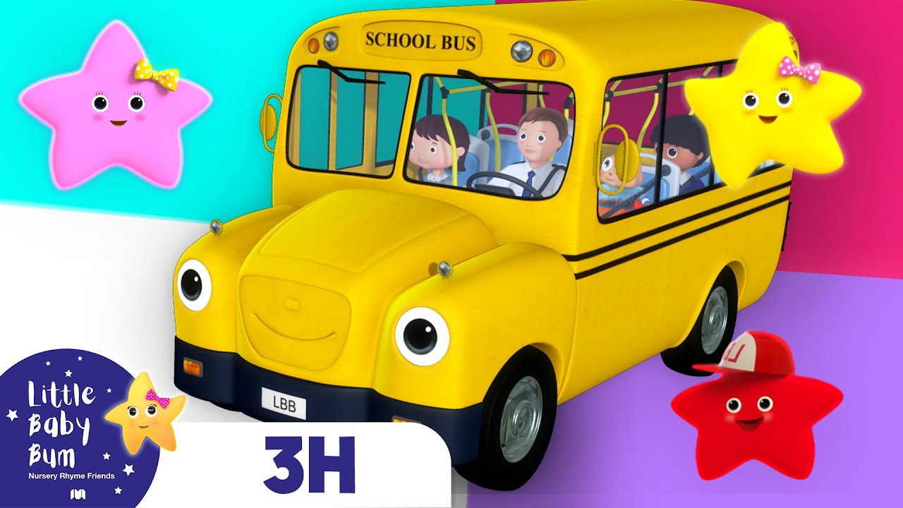 [3H LOOP] Wheels On The Bus | 3D Vehicle |🚌Wheels on the BUS Songs! 🚌 ...