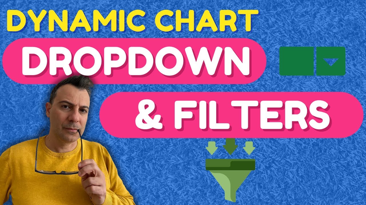 How to make DYNAMIC CHARTS in Excel 2019 with Drop-Down Lists & Filters ...