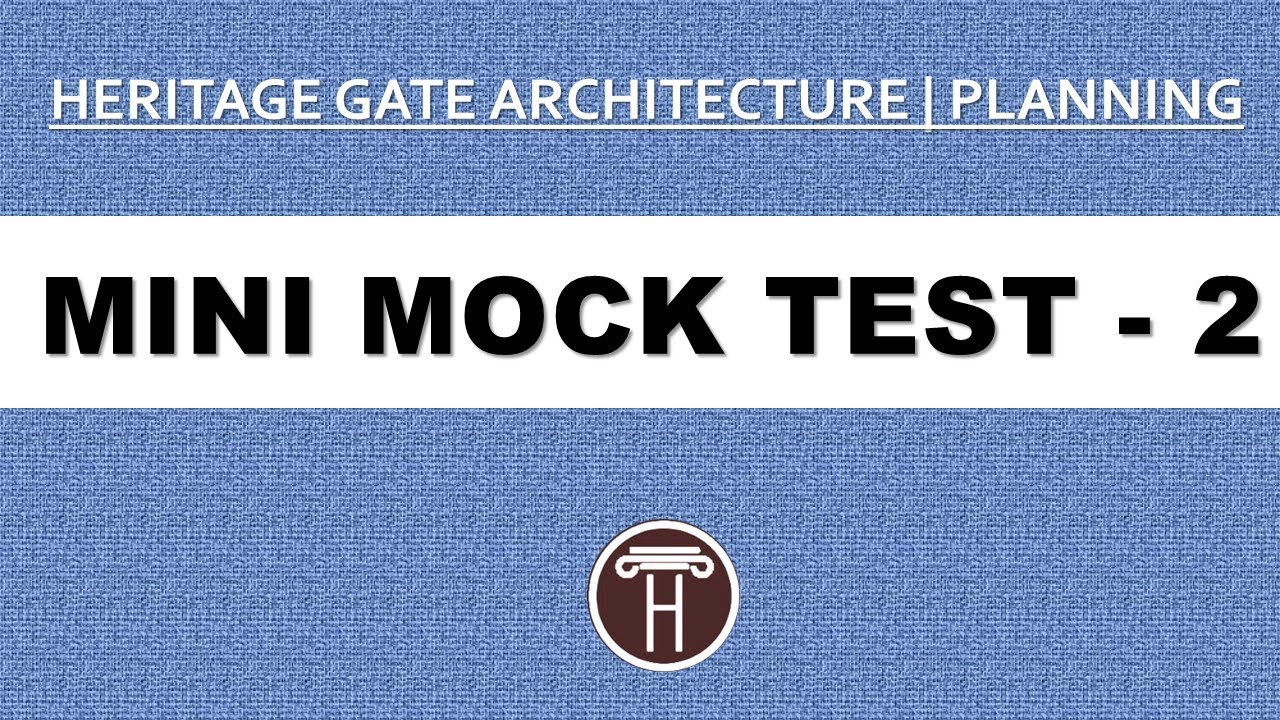 MINI MOCK - 2 || HERITAGE TEAM O5 || GATE 2022 - YouTube