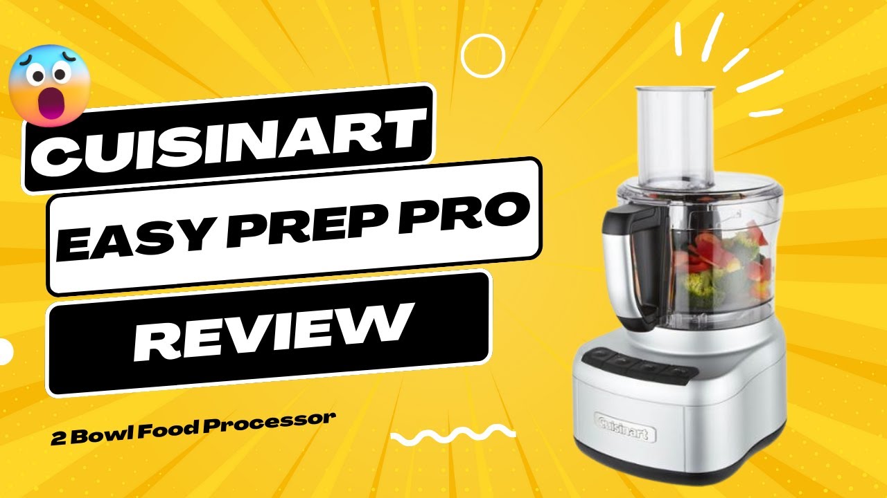 Cuisinart Easy Prep Pro FP8 Review | 2 Bowl Food Processor - YouTube