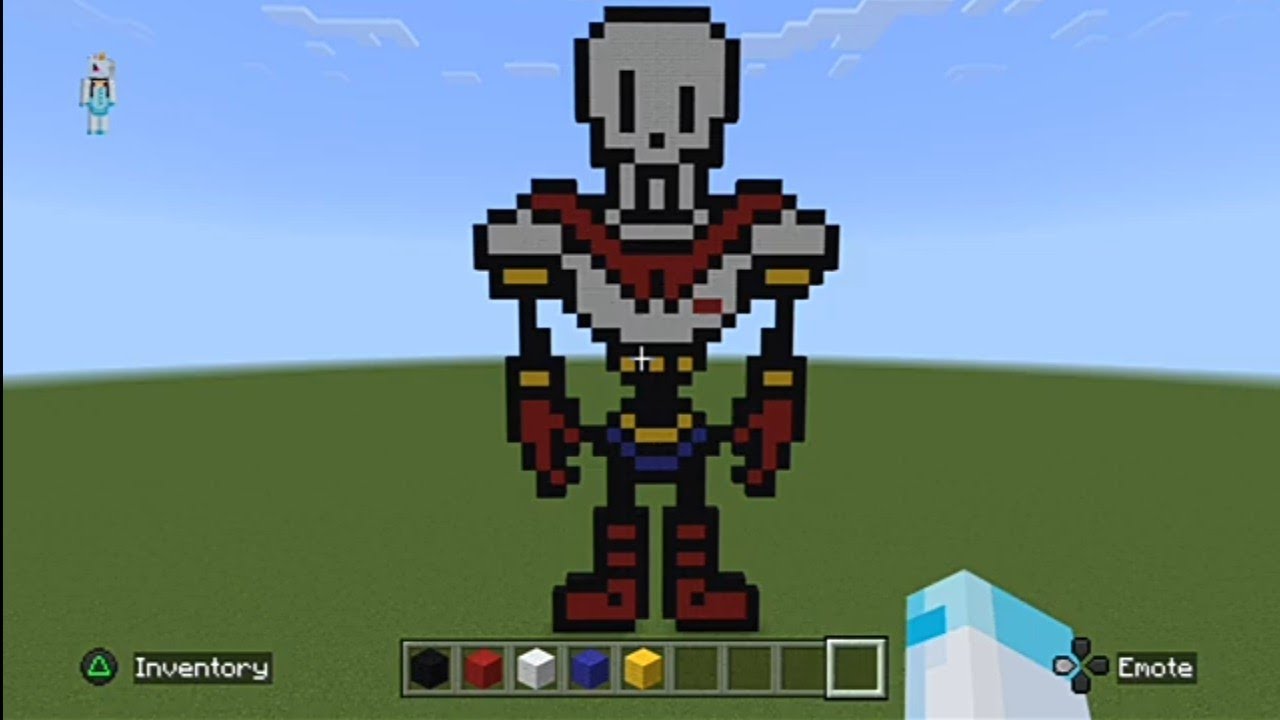 Papyrus Undertale Minecraft Tutorial - YouTube