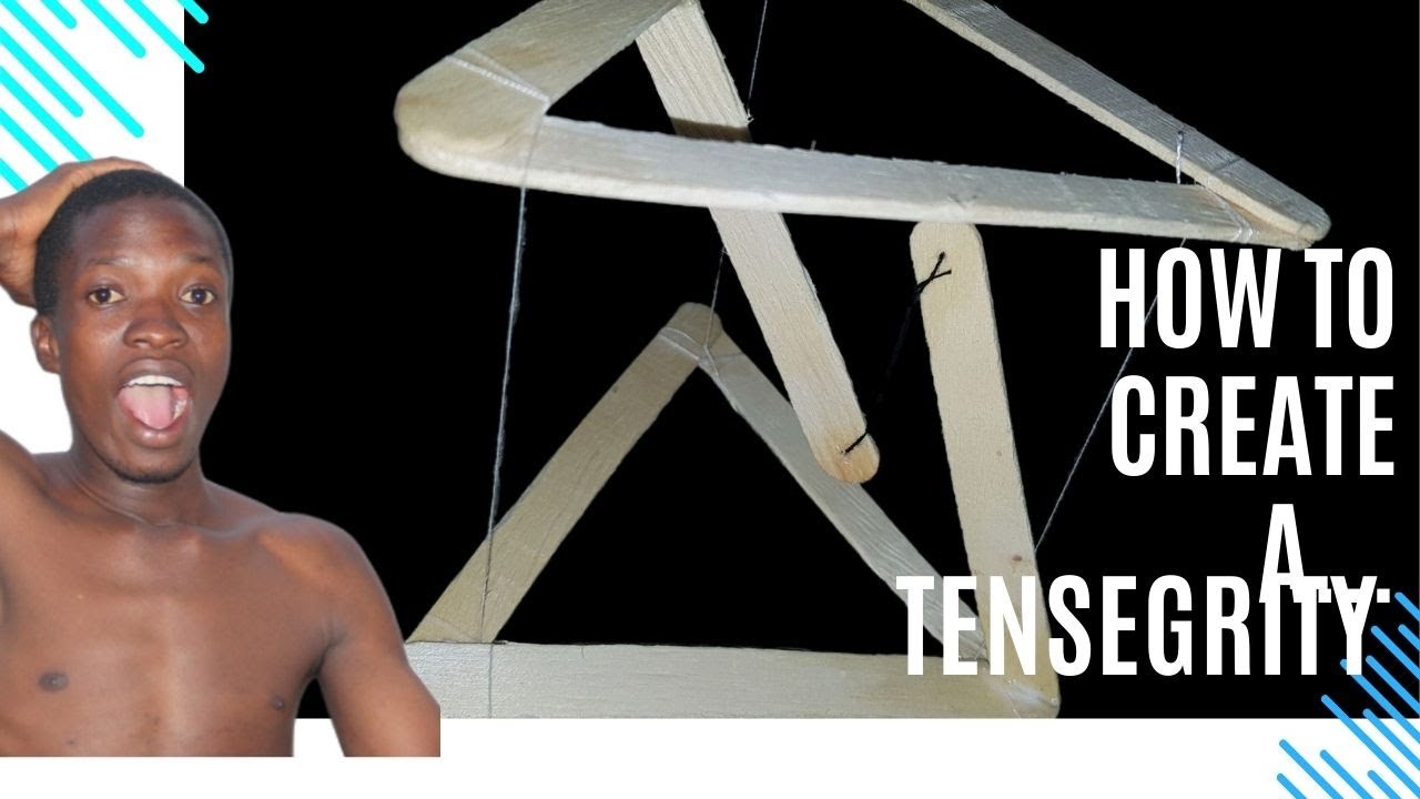 DIY:#part01 tensegrity structure ant gravity - YouTube