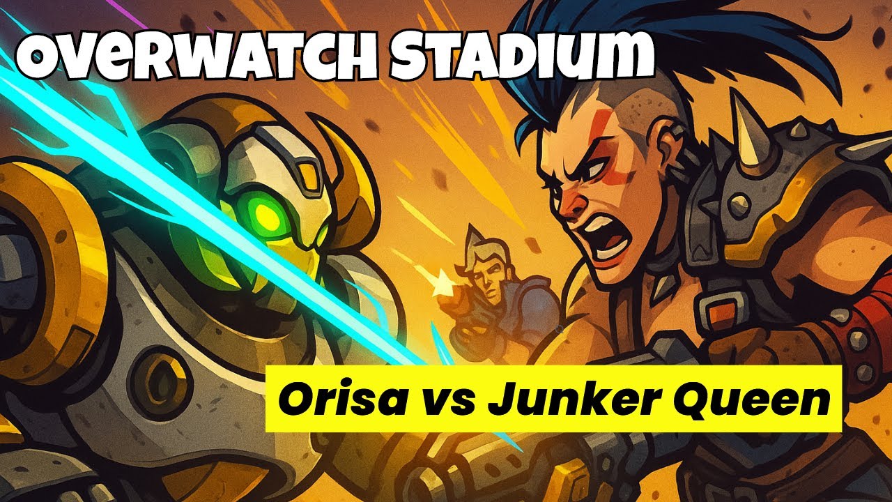 ⚔️ Overwatch 2 Stadium – S16E08 Orisa vs. Junker Queen: Spear vs. Axe ...