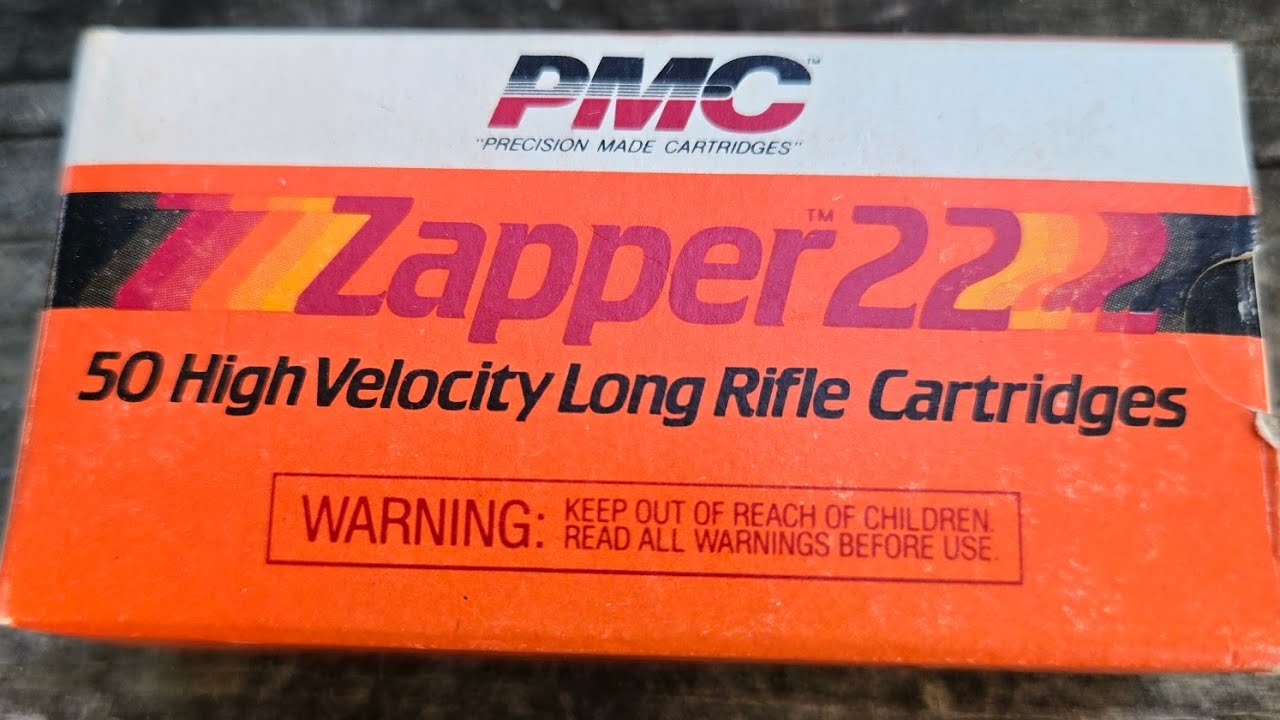 PMC Zapper 22lr Ammo at 50yds. - YouTube