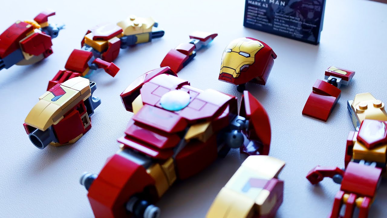 LEGO Iron Mark 43 Unboxing & Build | LEGO Avengers Iron Mark 43 76206 ...