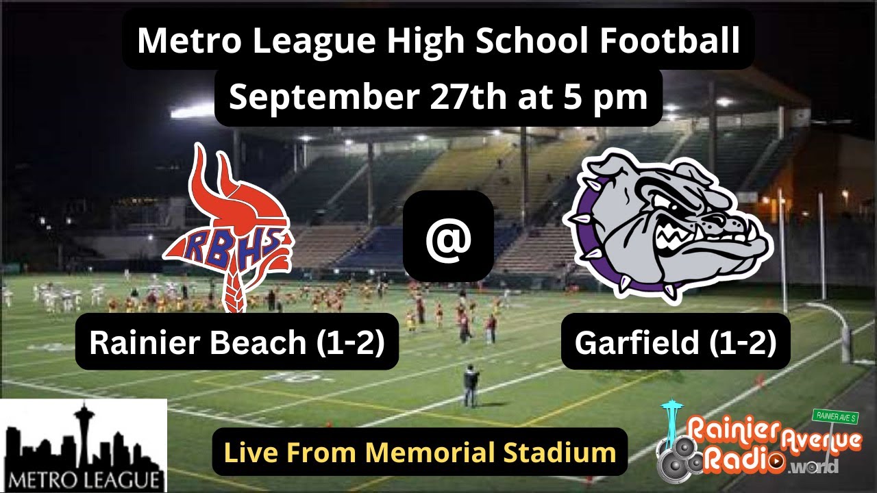 Metro League WA 3A High School Football: Rainier Beach (1-2) @ Garfield ...