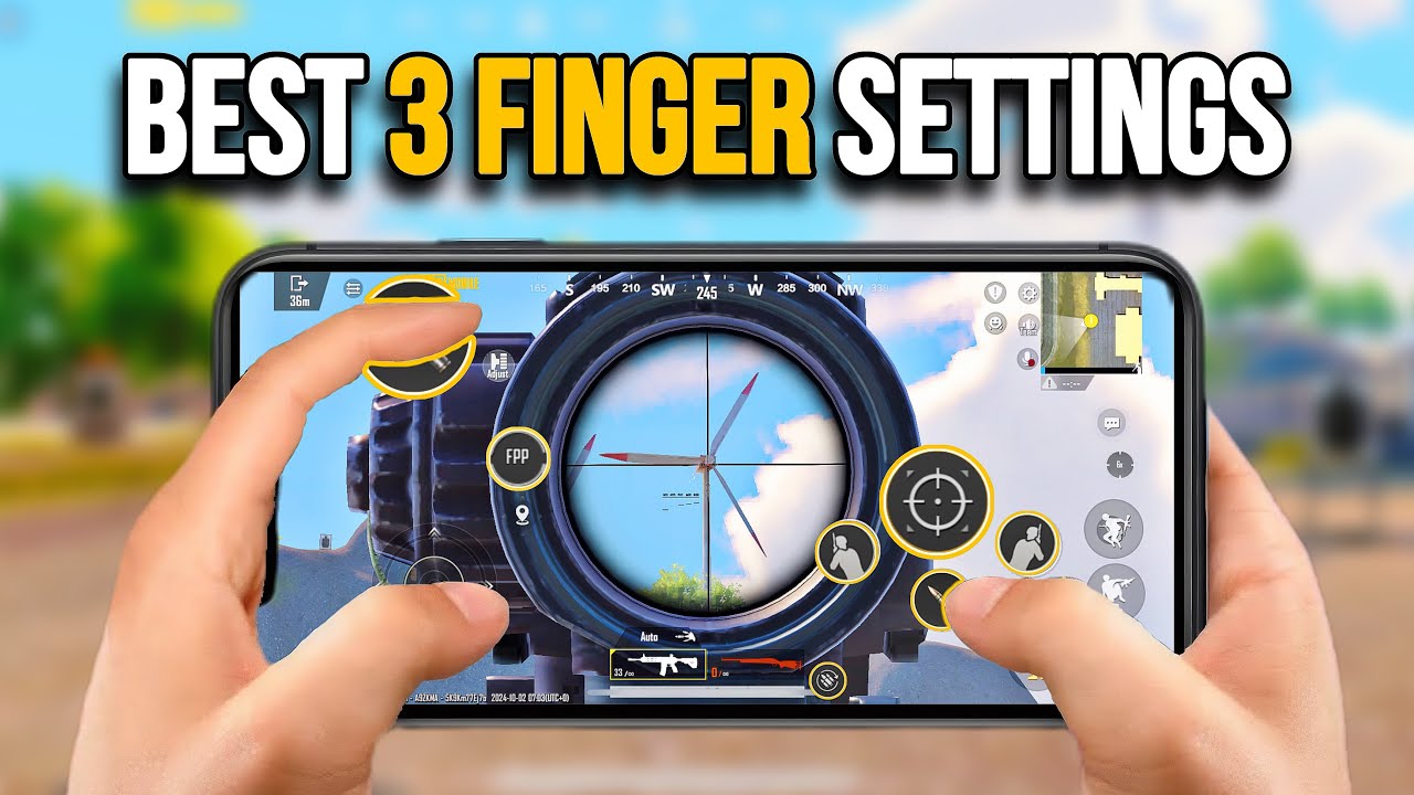 3 finger claw pubg mobile | bgmi 🔥 best controller with sensitivity ...