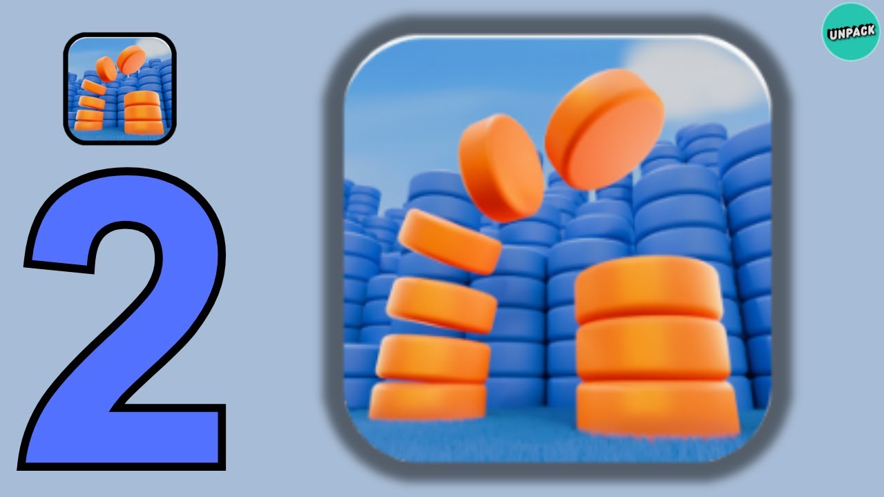 Quick Stack - Gameplay Walkthrough Part 2(iOS, Android)#puzzlegame - YouTube