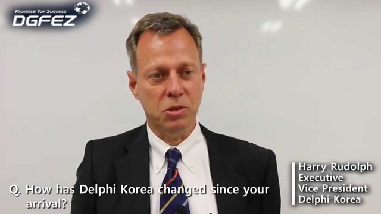 Interview - Harry Rudolph Executive Vice President Delphi Korea - YouTube
