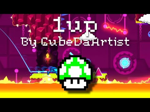 1up by CubeDaArtist 100% all coins | [Geometry Dash 2.11] - YouTube
