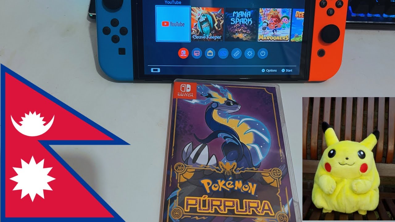 Pokemon Violet || Unboxing and Gameplay || Nintendo Switch Nepal - YouTube