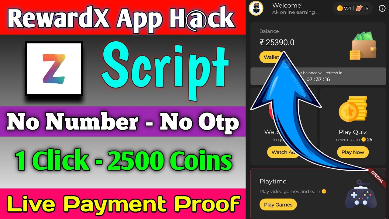 ColorZ App Script | ColorZ App Unlimited Trick | ColorZ App Payment ...