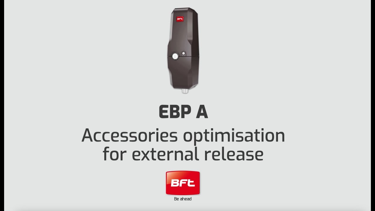 EBP A | Accessories optimisation for external release (EN) - YouTube